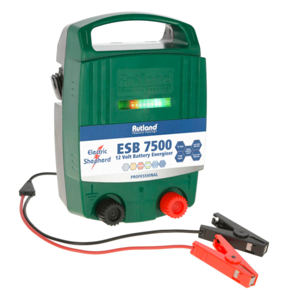 Rutland ESB 7500 Wet Battery Fencer Unit – McCaskie