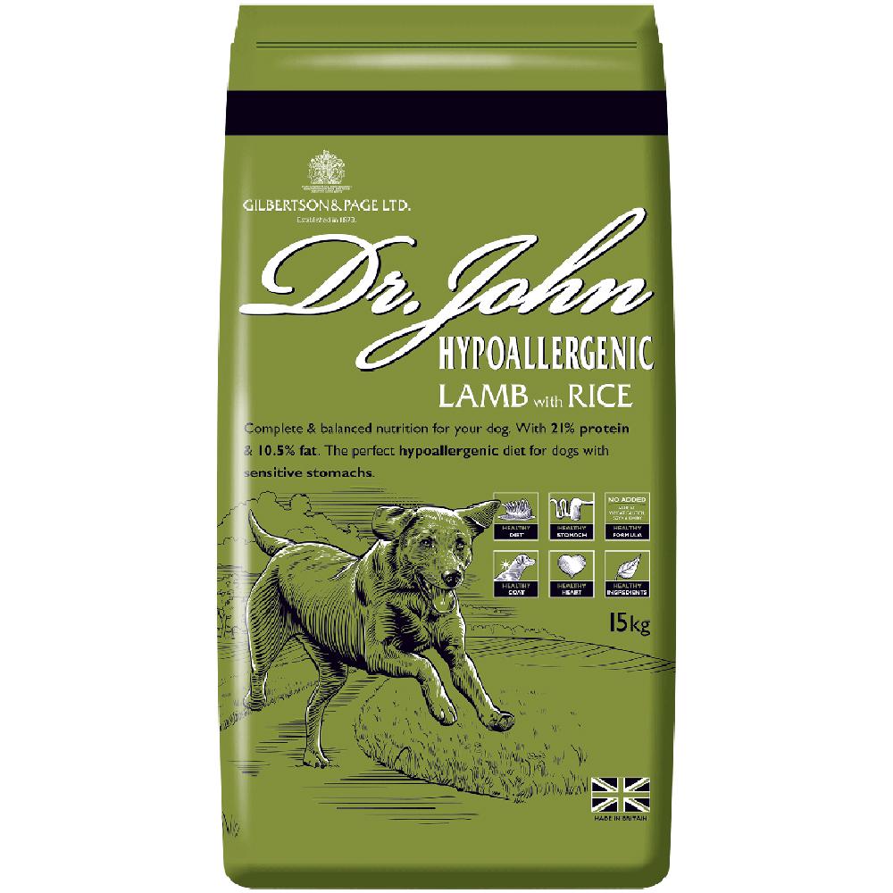 Gilbertson & Page Dr. John Lamb & Rice HypoallergenicDog FoodGilpaA hy ...