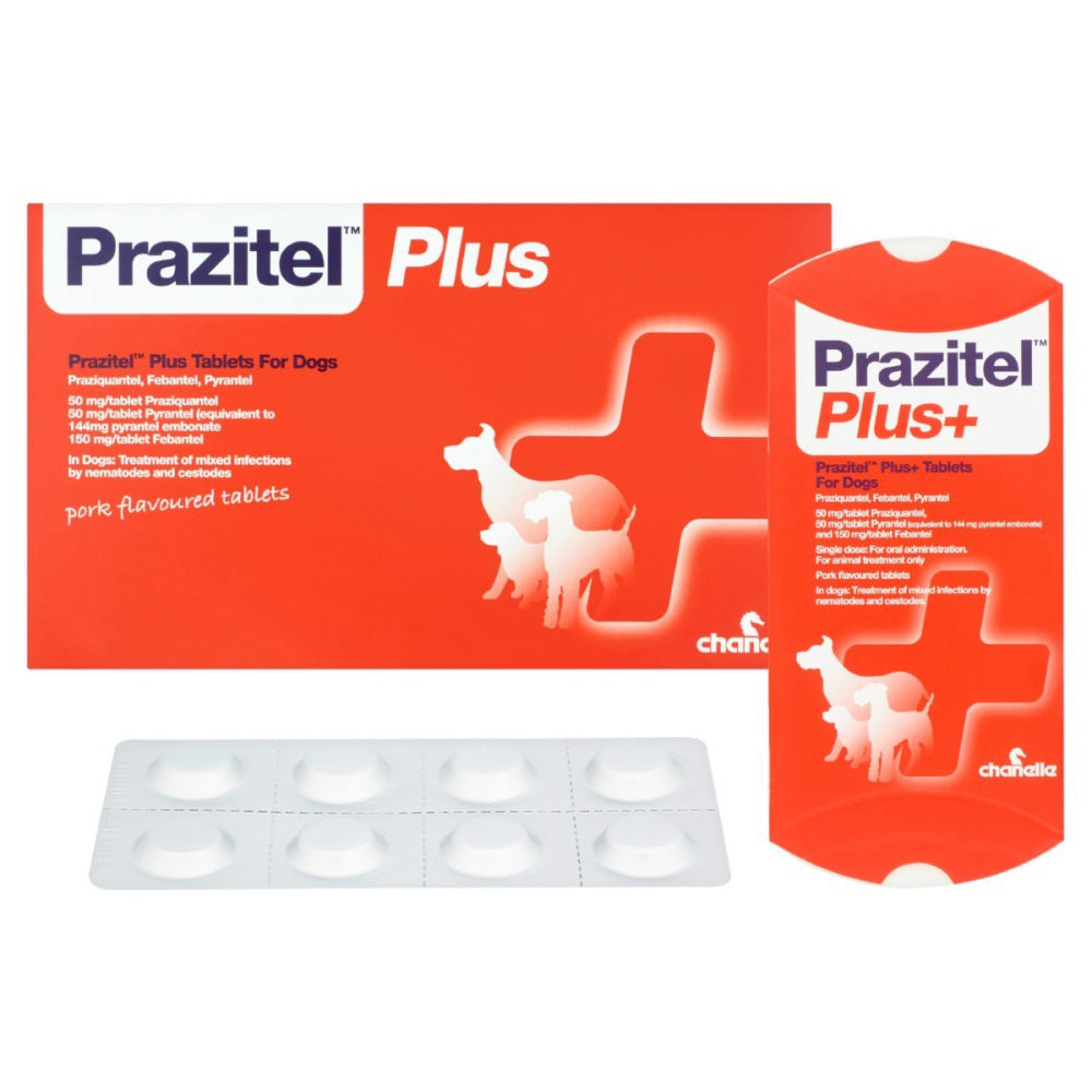 Prazitel Plus Dog Wormer Tablet (each)Pet MedicineChanellePrazitel Plu ...